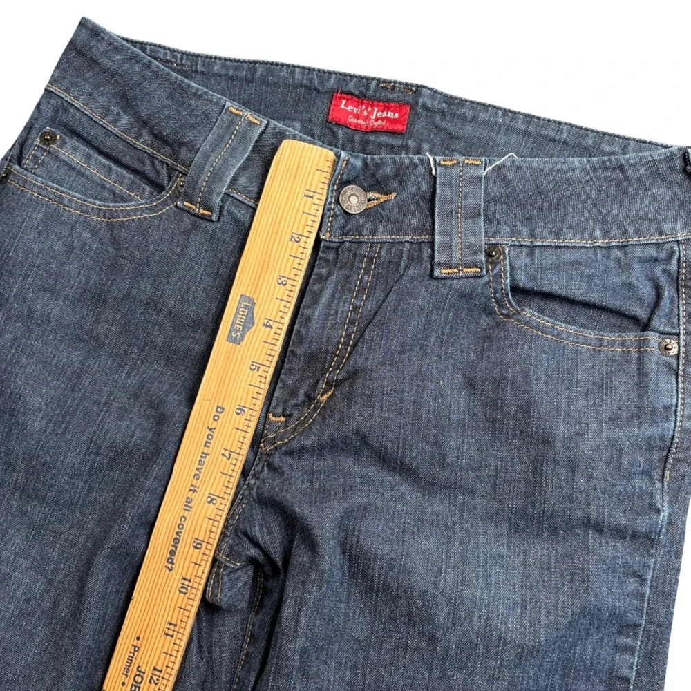 Levi's | Jeans | Y2k Levis 545 Dark Wash Wide Leg Jeans Womens M Mid ...